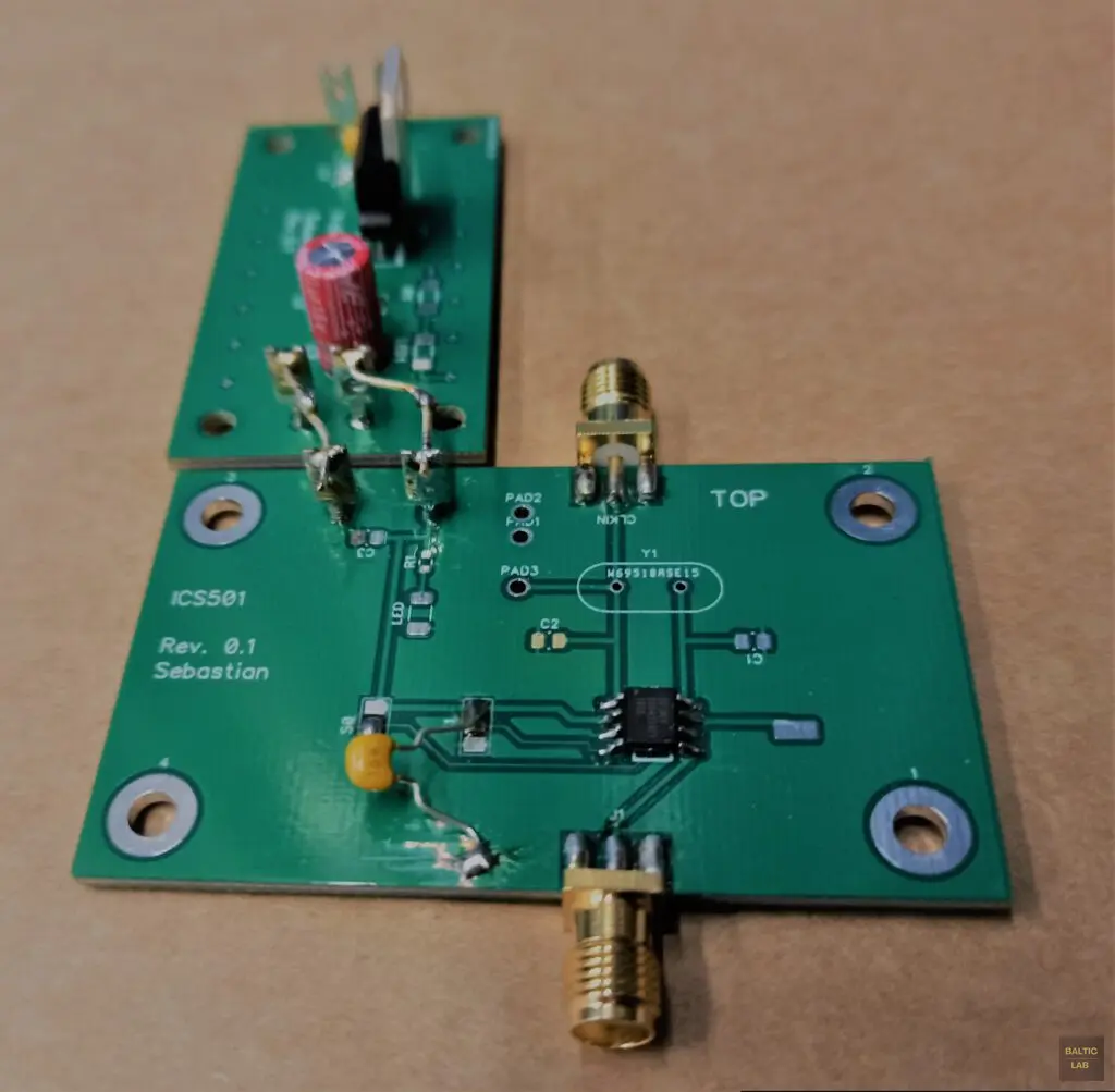 ICS501 / ICS501 VHF Experiments – Baltic Lab